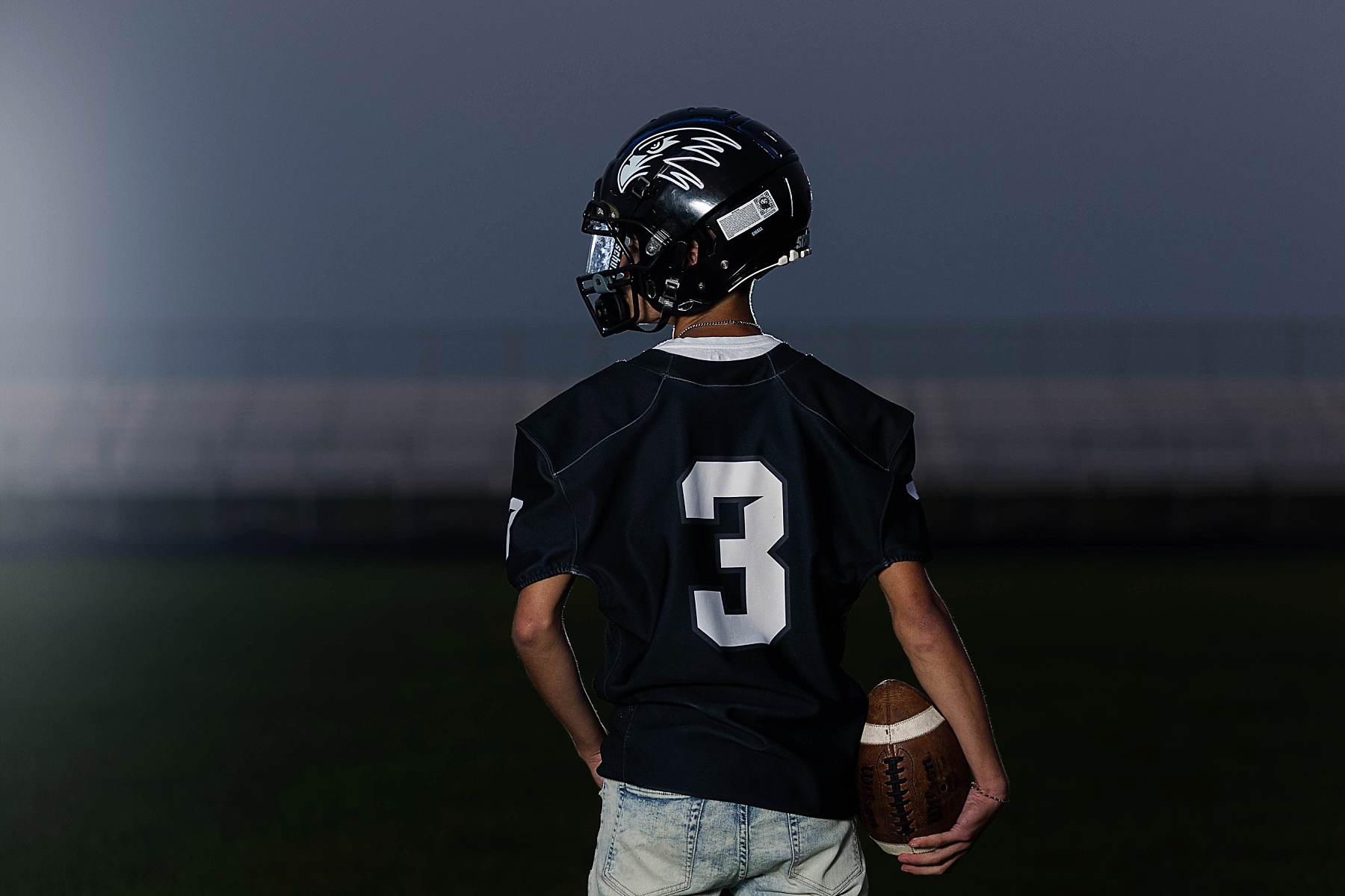 Matt’s Football Senior Photos - Christy Janeczko Photography